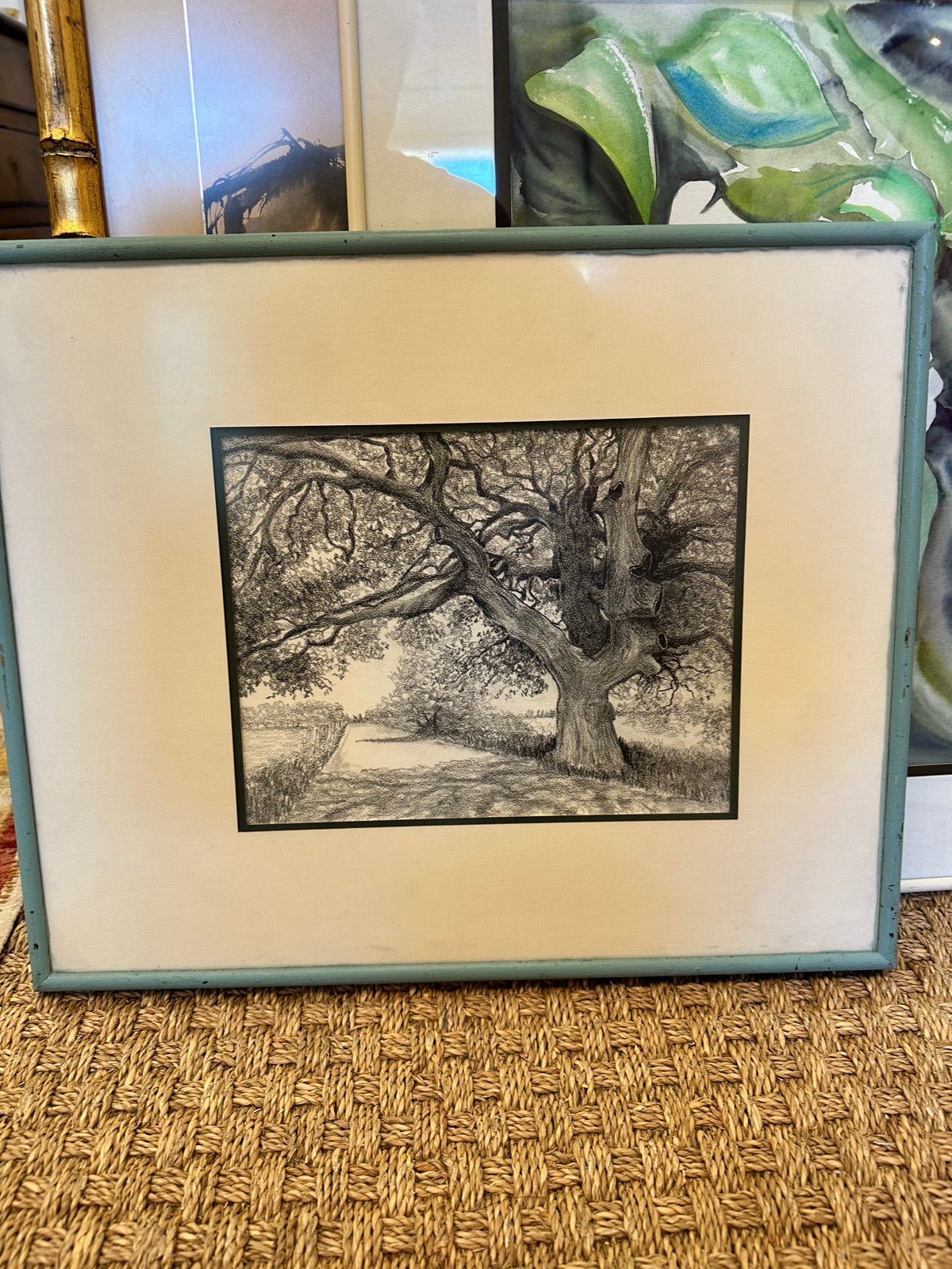 "The Big Oak Tree" Charcoal Drawing – Brooke Drake Design
