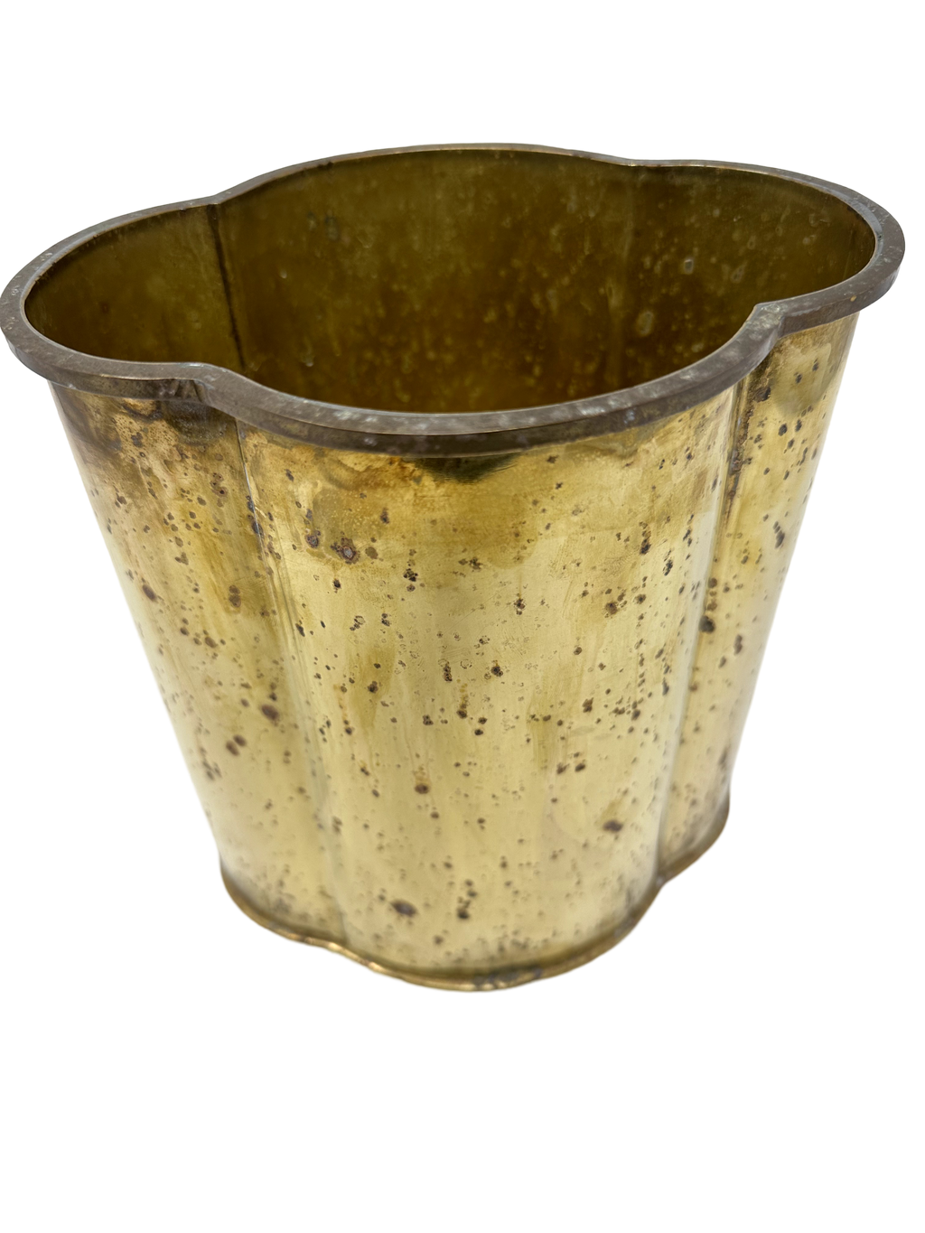 Brass Trashcan – Brooke Drake Design