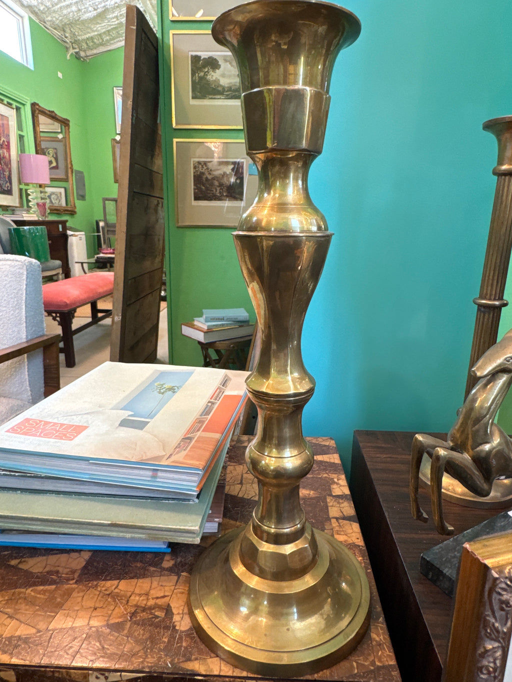 Brass Candlestick – Brooke Drake Design