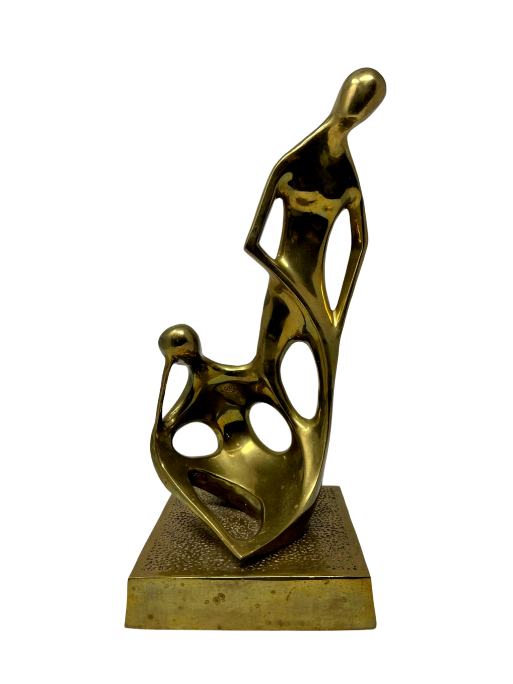 Brass Sculpture of Couple – Brooke Drake Design